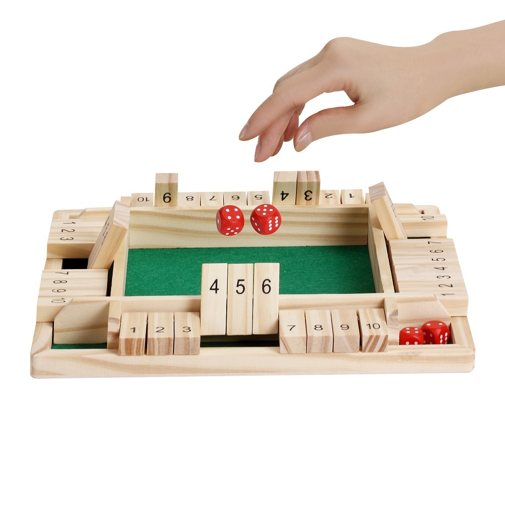 Wholesale 4 Player Shut The Box Dice Game Manufacturer Supplier WEWIN Wholesale 4 Player Shut The Box Dice Game Manufacturer Supplier WEWIN